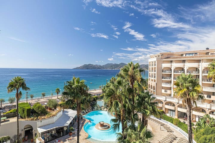 Charmant Appt Avec Vue Mer- 1br- 2p- Bocca - 칸