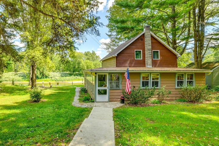 Susquehanna River Cabin: Hike, Hunt & Fish! - Montrose, PA