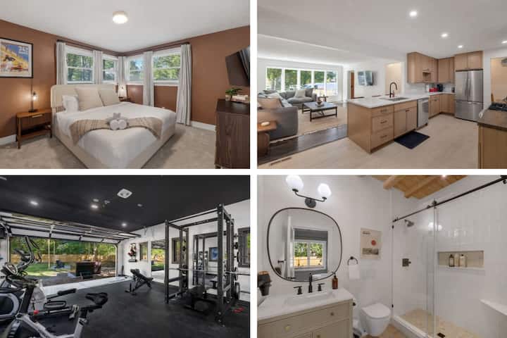 Renovated 7br - Gym, Hot Tub, Sauna & Cold Plunge! - Farmington Hills, MI