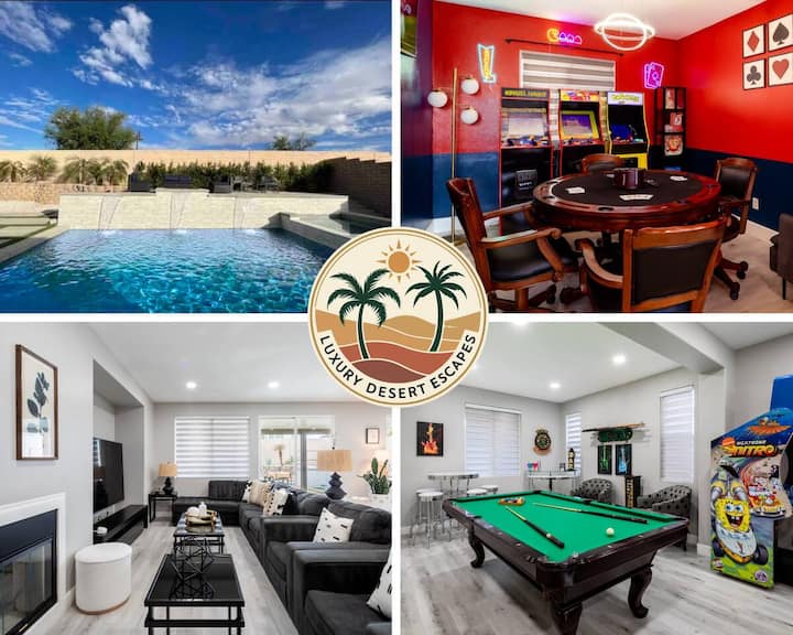 5br Private Oasis | Pool • Spa • Arcade! - Indio, CA