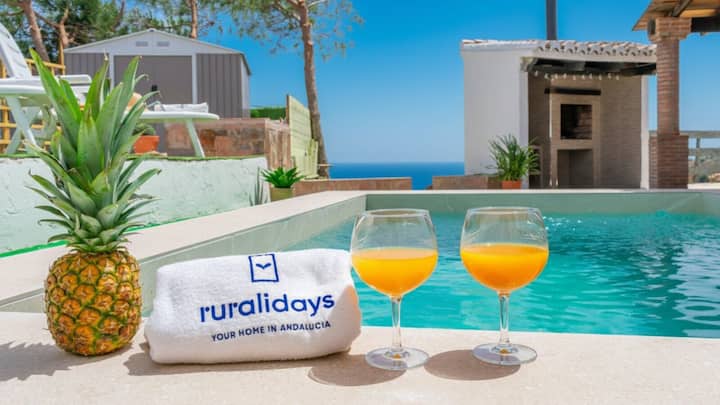 Casa Mirador Del Mar Arenas By Ruralidays - Vélez-Málaga