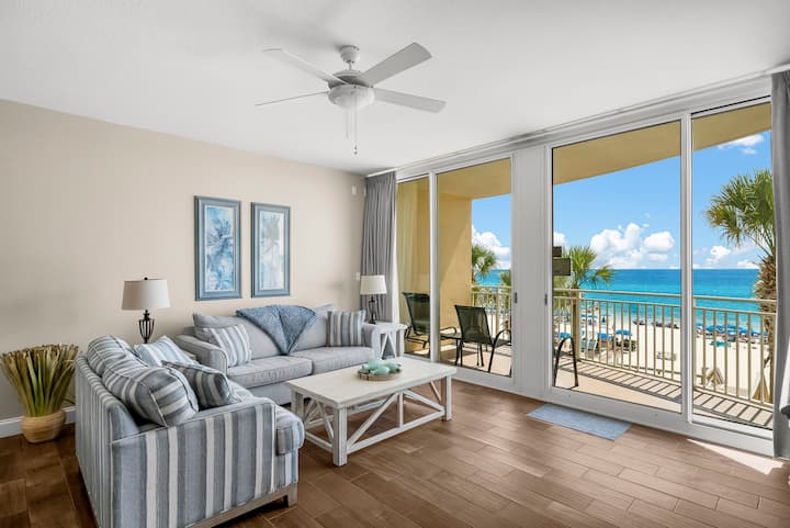 Gulf-front 2br + Bunk | Aqua Resort | 2nd Floor | - Panama City Beach, FL