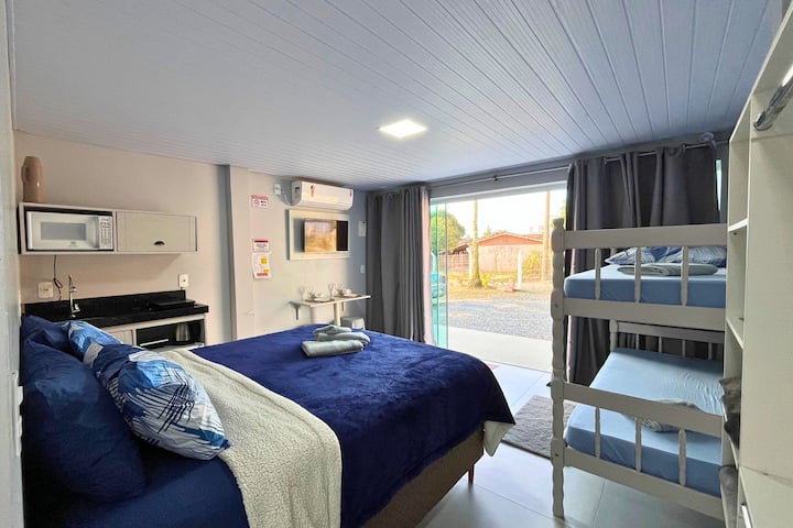 Suíte 01 - Térrea - Resid. Vaz 700m Praia - Penha