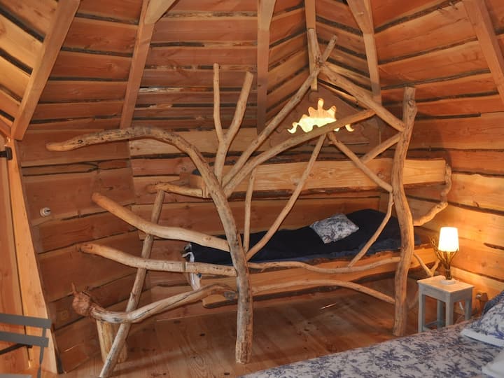 La Cabane De La Canopée Perchée à 10 M - Les Vans