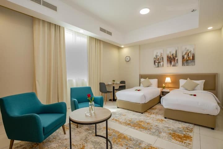 Twin Room With Kitchen,pool,parking | Century Mall - Fujairah