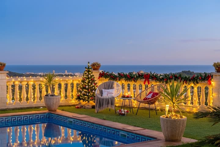 Sea View Villa | Pool Bbq & Beach - Barcelona - Coma-ruga