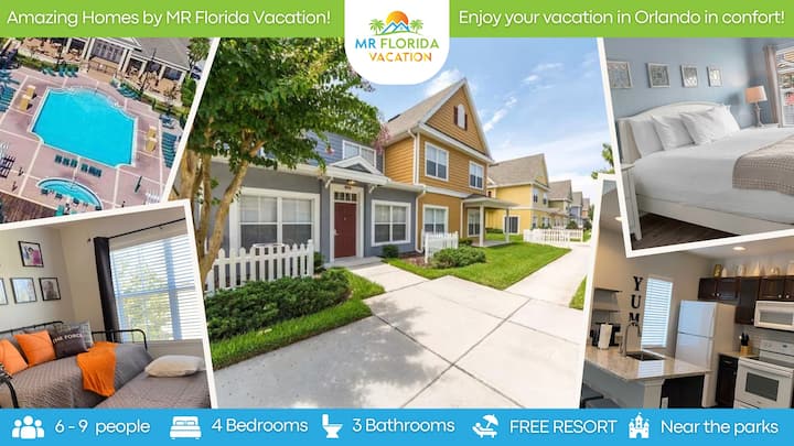 4br/3ba Near Disney | 2 Suites, Pool & Parking - Kissimmee, FL