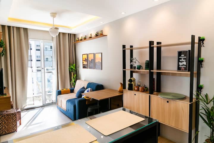 Rio Wonder: Elegante 2 Quartos (1 Suíte) Com Vaga! - Rio de Janeiro