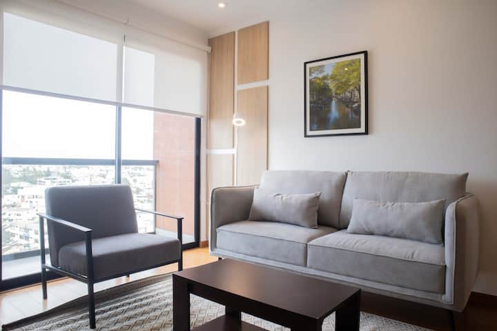 W* | Inviting 2br W/ Balcony In Miraflores - Lima