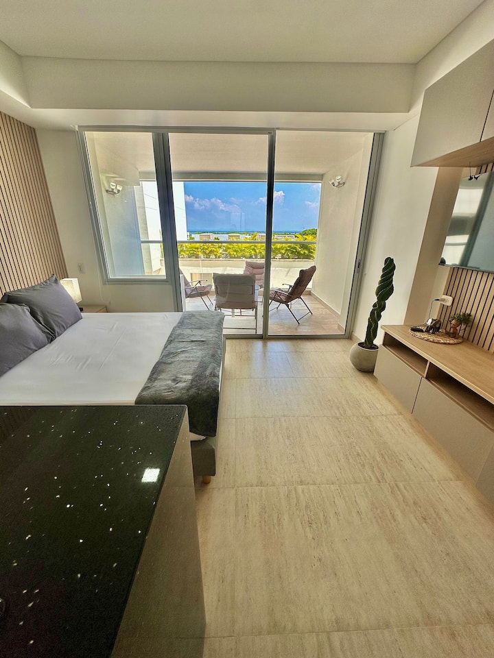 Cb544 | Acogedora Suite Vista A La Piscina - Cartagena