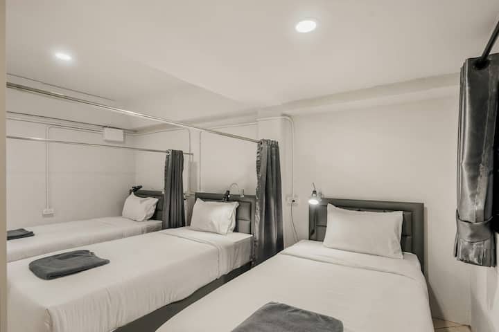 Chill Inn Hub Lamai-4 Beds Mixed Dorm - Koh Samui