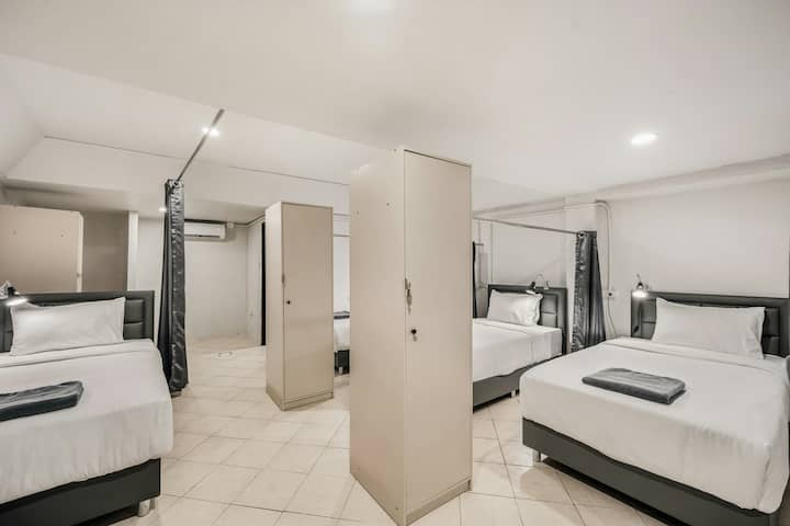 Chill Inn Hub Lamai-4 Beds Mixed Dorm - Koh Samui