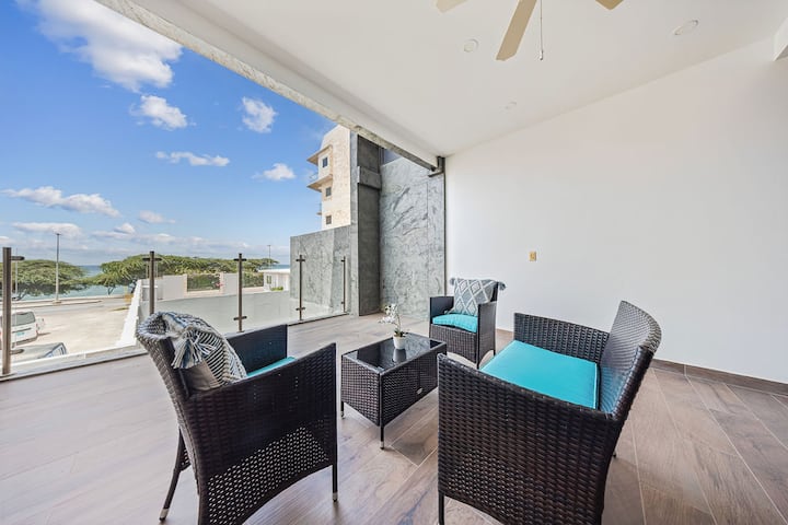 Modern 1br Oceanfront Condo In Aruba - Aruba
