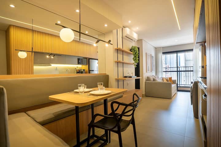 Apto 2q Novo E Confortável, @Bueno Próx Ipog/cbco - Goiânia