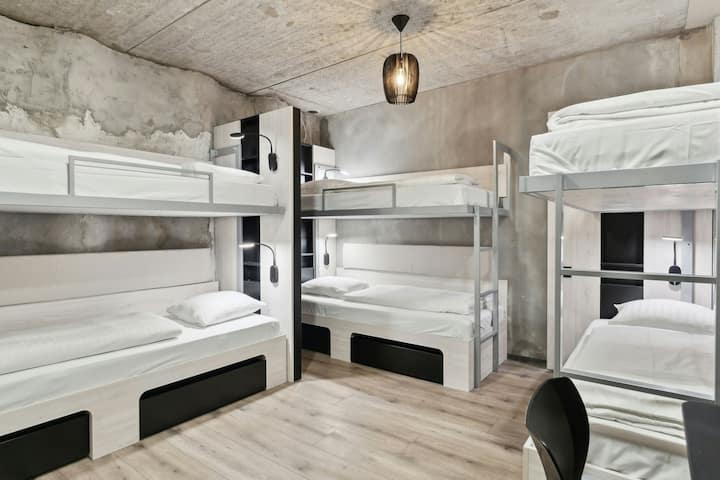 Hotel Fyrtøjet - Sekspersoners Køjeværelse - Odense