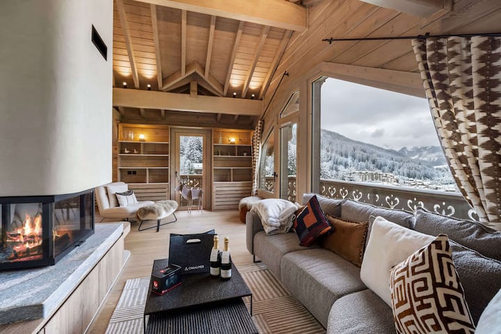 Chalet Raffiné Avec Accès Direct Aux Pistes - Valmeinier