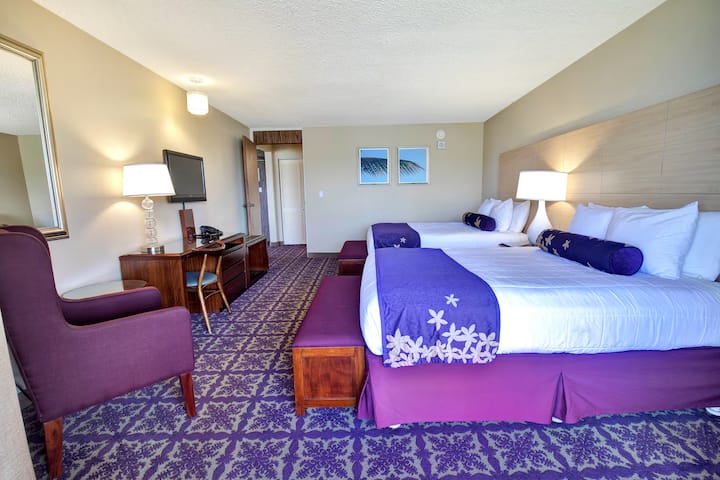 Hilo Hawaiian | 1br 2 Queen | 2 Oceanview Rooms - Hilo, HI