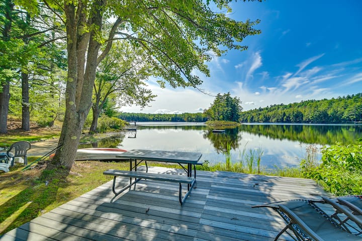Waterfront Escape W/ Beach Access In Bridgton - Bridgton, ME