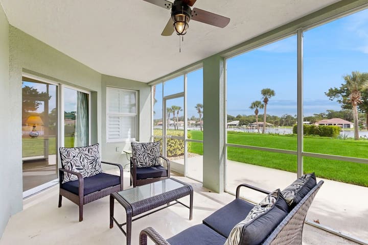 3br/condo/ground Floor, Patio, Pool And Hot Tub - Flagler Beach, FL