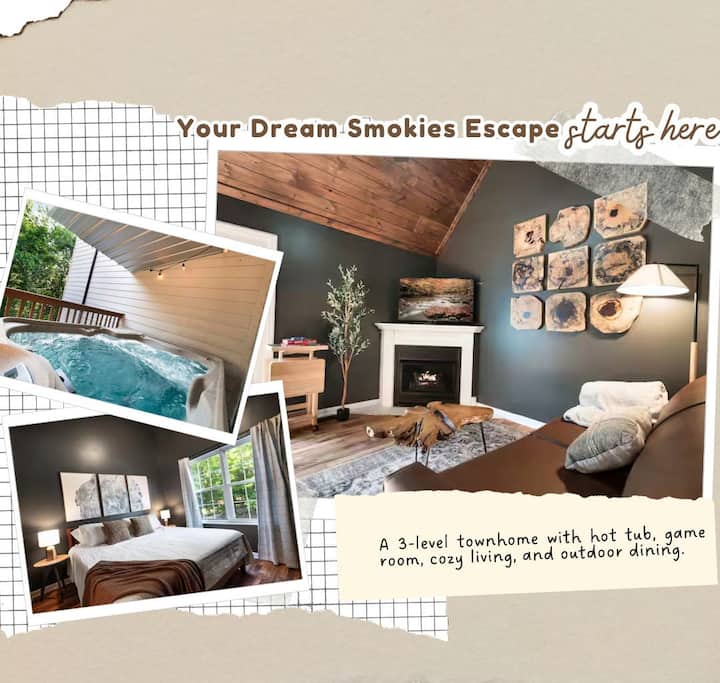 Near Pkwy / Dollywood, Sleeps 6・hot Tub・game Room - Pigeon Forge, TN