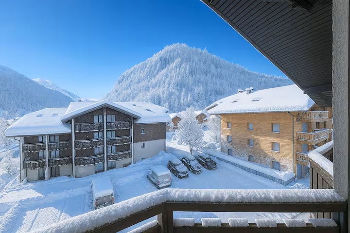 Super Studio 4 Pers Avec Balcon Et Vue Montagne - Montriond