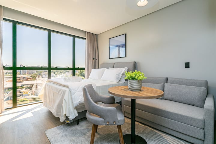 Apartment Overlooking Vila Germânica And The City - Blumenau