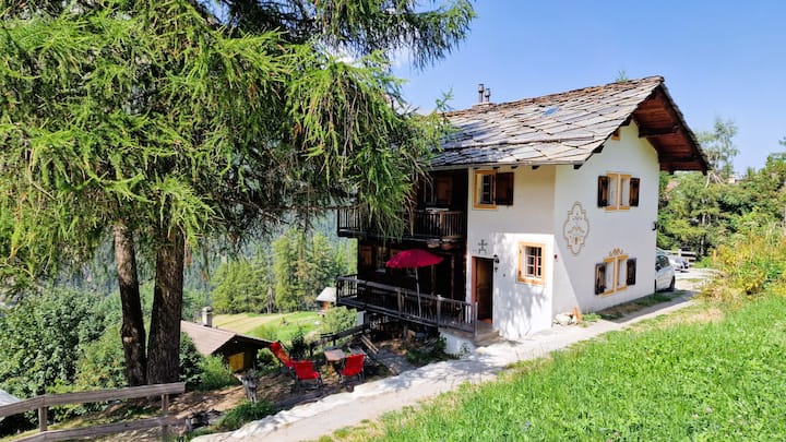 Chalet Les Mélèzes La Sage 10 Pers - Arolla
