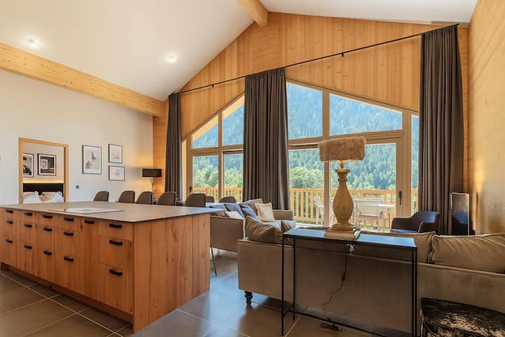 Mio – Loft Alpin Lumineux Avec Vue Montagne - Champagny-en-Vanoise