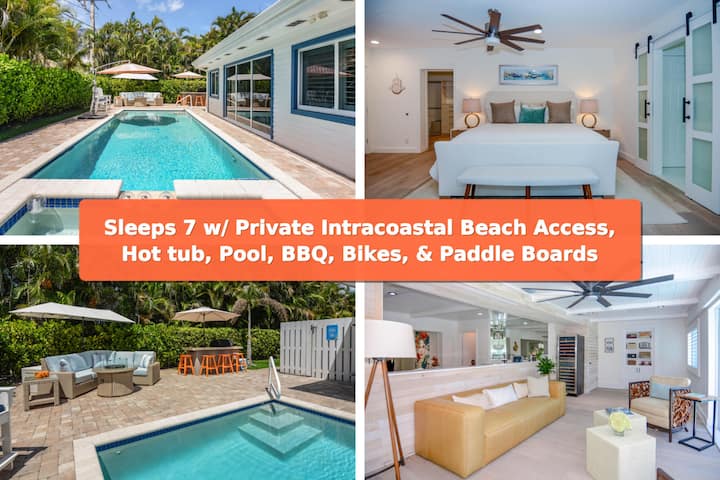 3br/3.5ba W/ Private Beach Access, Hot Tub, & Pool - 朱庇特