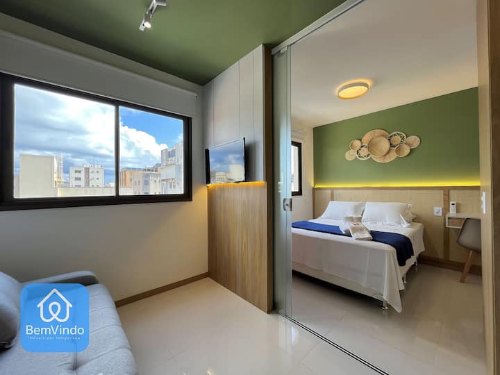 Quarto E Sala Organizado E Completo Na Ondina - State of Bahia