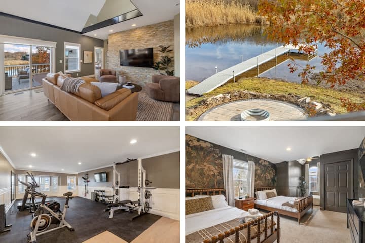 Stunning 7,500sf Estate W/ Gym, Hot Tub & More! - Holly Recreation Area, Holly