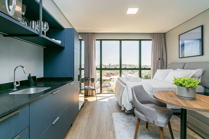 Apartment Overlooking Vila Germânica And The City - Blumenau