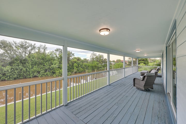 Dock + Canal View: Tranquil Escape In Punta Gorda - Burnt Store Marina