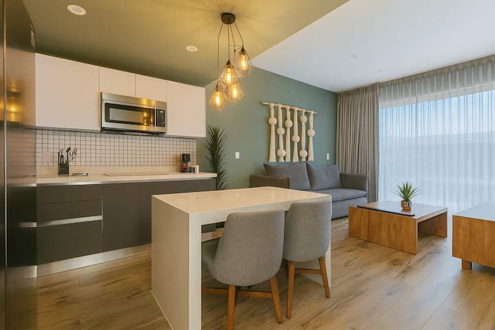 Loft Moderno A 6 Cuadras De La Playa - Playa del Carmen