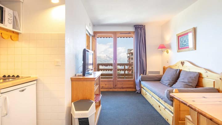 Studio Coquet Avec Balcon, 4 Pers, Vue Montagne - Risoul