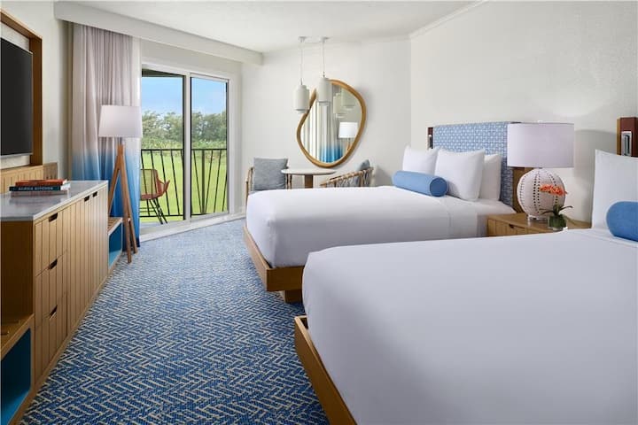 Ocean/pool View Newly Renovated Room 2 Queen Bed - Kauai, HI