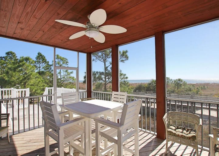 Beachfront Views & Steps To The Sand - Cape San Blas, FL