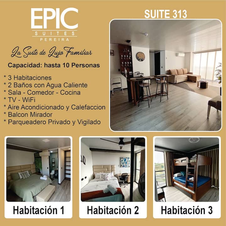 Epic Suite 313 Deluxe Airport Family 3h 10p - Pereira, Colombia