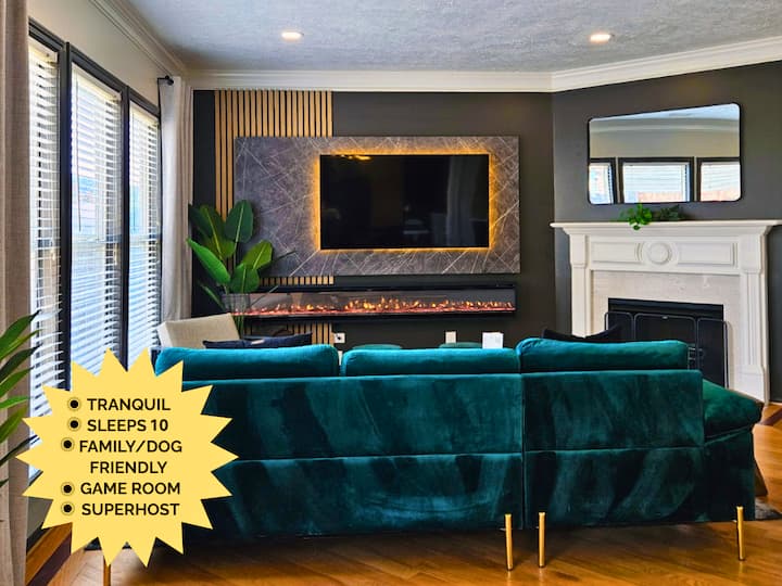 Family Fun | Pet-friendly | Sleeps 10 |  4br - Lawrenceville, GA