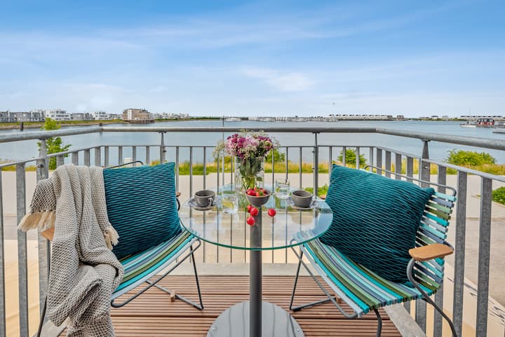 Ferienwohnung Langebank Mit Hafenblick, App. 1, Ol - Maasholm