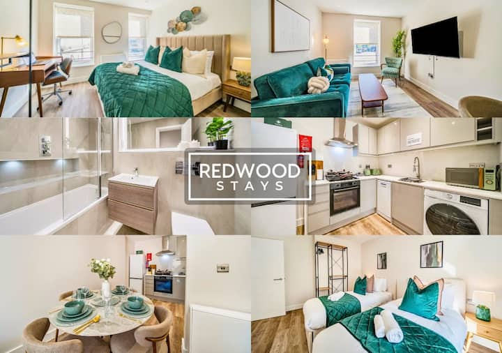 Brand New Premium, Town Center, Free Fast Wifi - Farnham