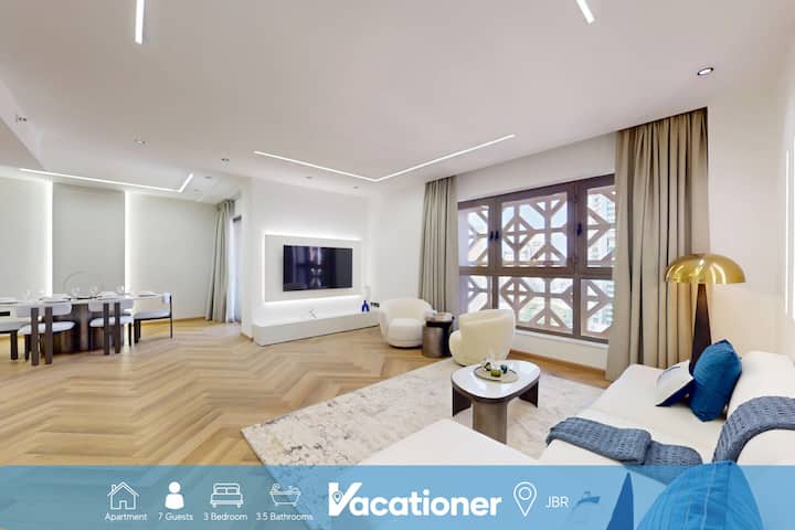 Upgraded, Luxury 2 Bed Near Jbr Beach, Prime Spot - Dubai