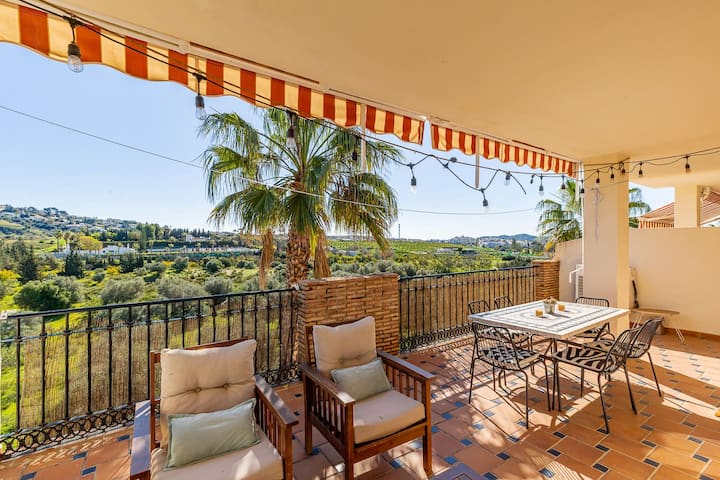 Great Views. 2 Terraces, Pool & Parking - Mijas