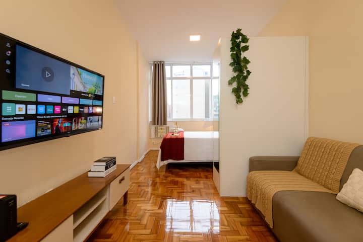 Loft Completo A 6min Da Praia De Copa! Wi-fi, A/c - Rio de Janeiro