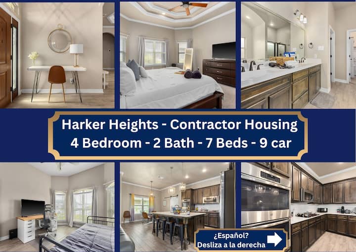 Harker Heights, 7bd, Family+work Group Ready - Salado, TX