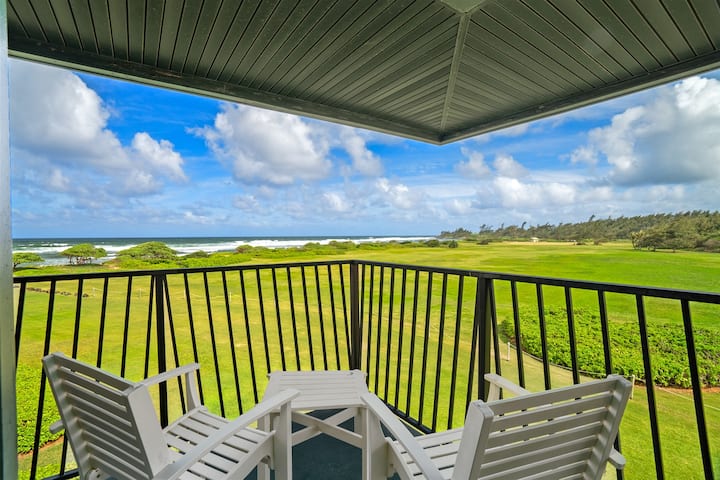 Oceanfront Top Floor - Pools, Hot Tub, Central Ac - Nukoli'i Beach Park