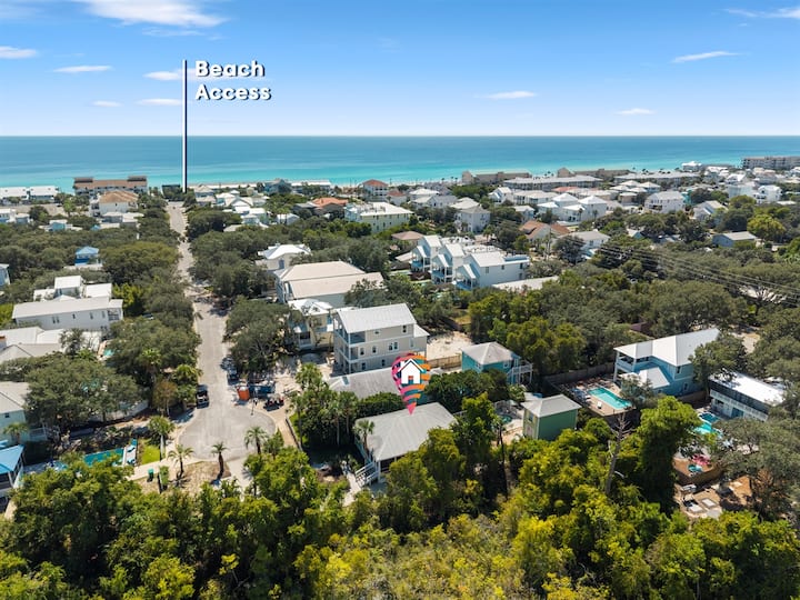 Walk To Beach; 5br Heated Priv Pool/bar; Sleeps 14 - Destin