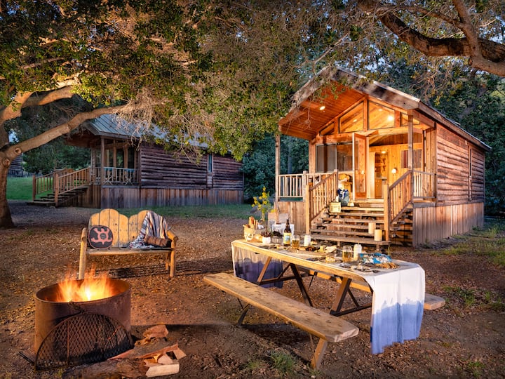 Cabin | Creekside + Firepit | No Hidden Fees - Refugio State Beach, Goleta
