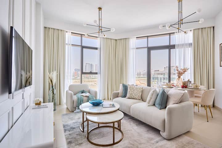 Modern 1br With Burj Khalifa Views In Mbr City! - Dubai