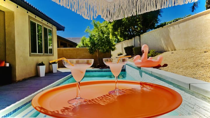 Desert Dip & Splash | Hot Tub & Pool | Sleeps 8 - Indio, CA